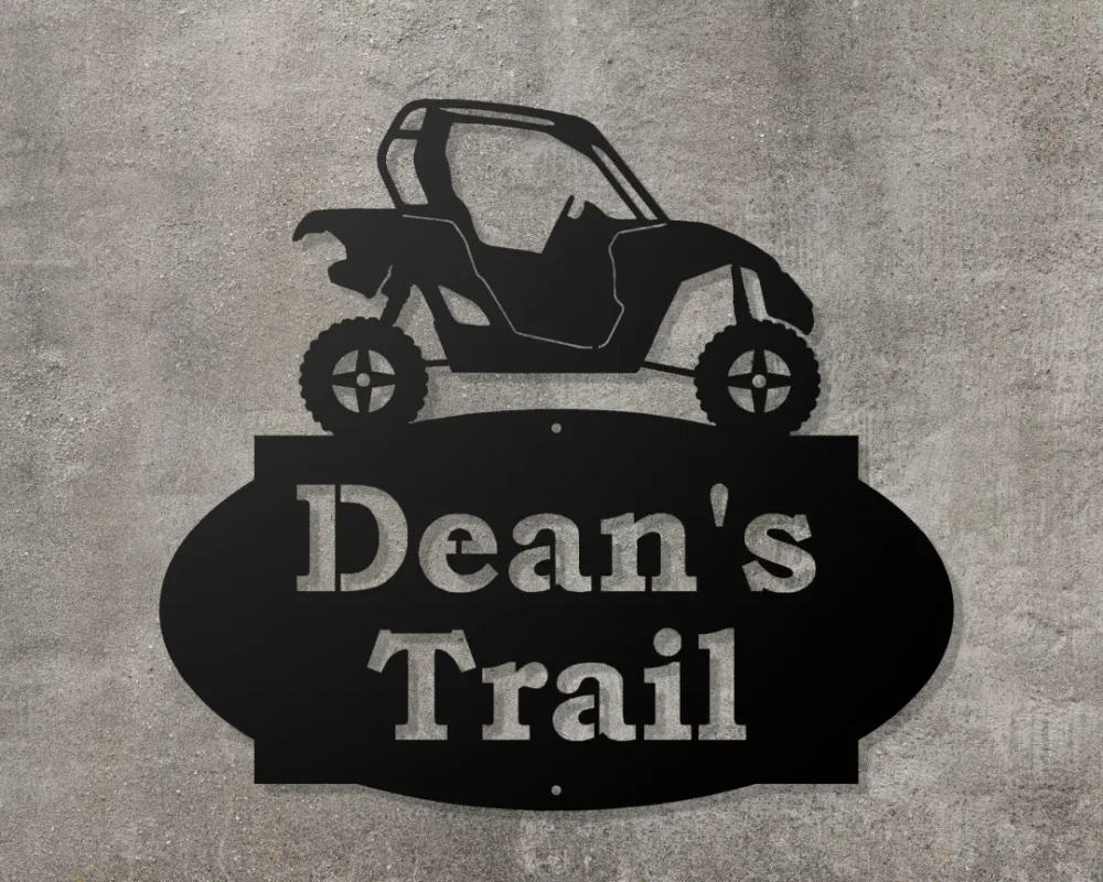 Personalized utv Name Sign, Metal Sign Wall Decor, Metal Sign Outdoor ...