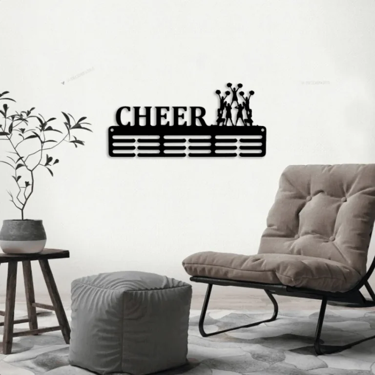 Customized Cheerleader Medal Hanger With Led Lights, Metal Sign - 12 ...