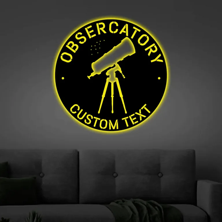 Observatory Metal Art With Led Lights, Customized Observatory ...