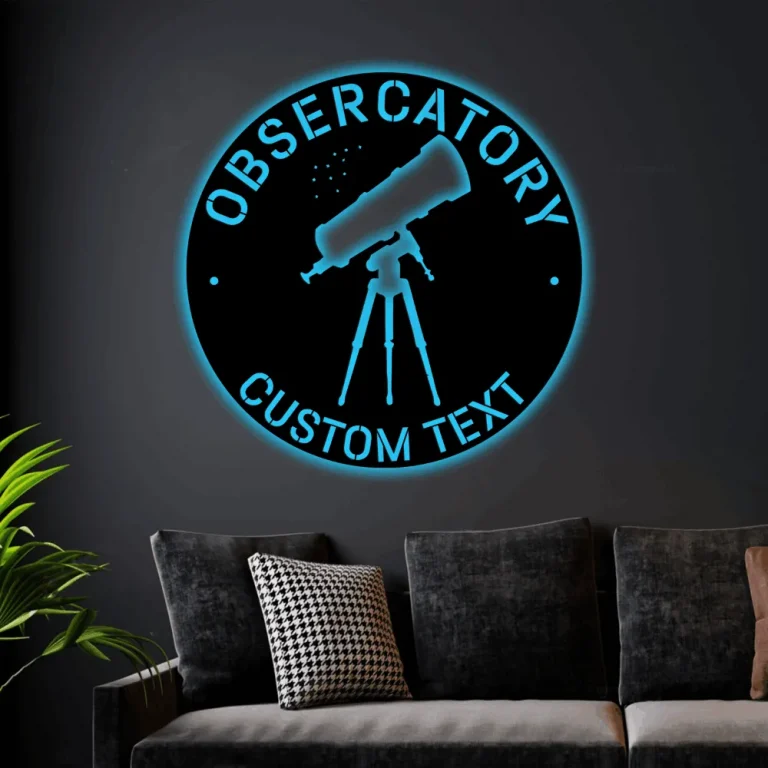 Observatory Metal Art With Led Lights, Customized Observatory ...