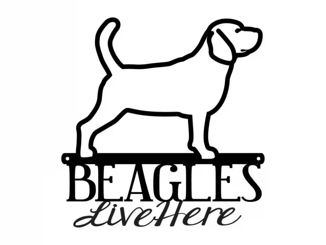 Beagle Metal Wall Art, Metal Sign, Beagles, Metal Wall Decor, Wall ...