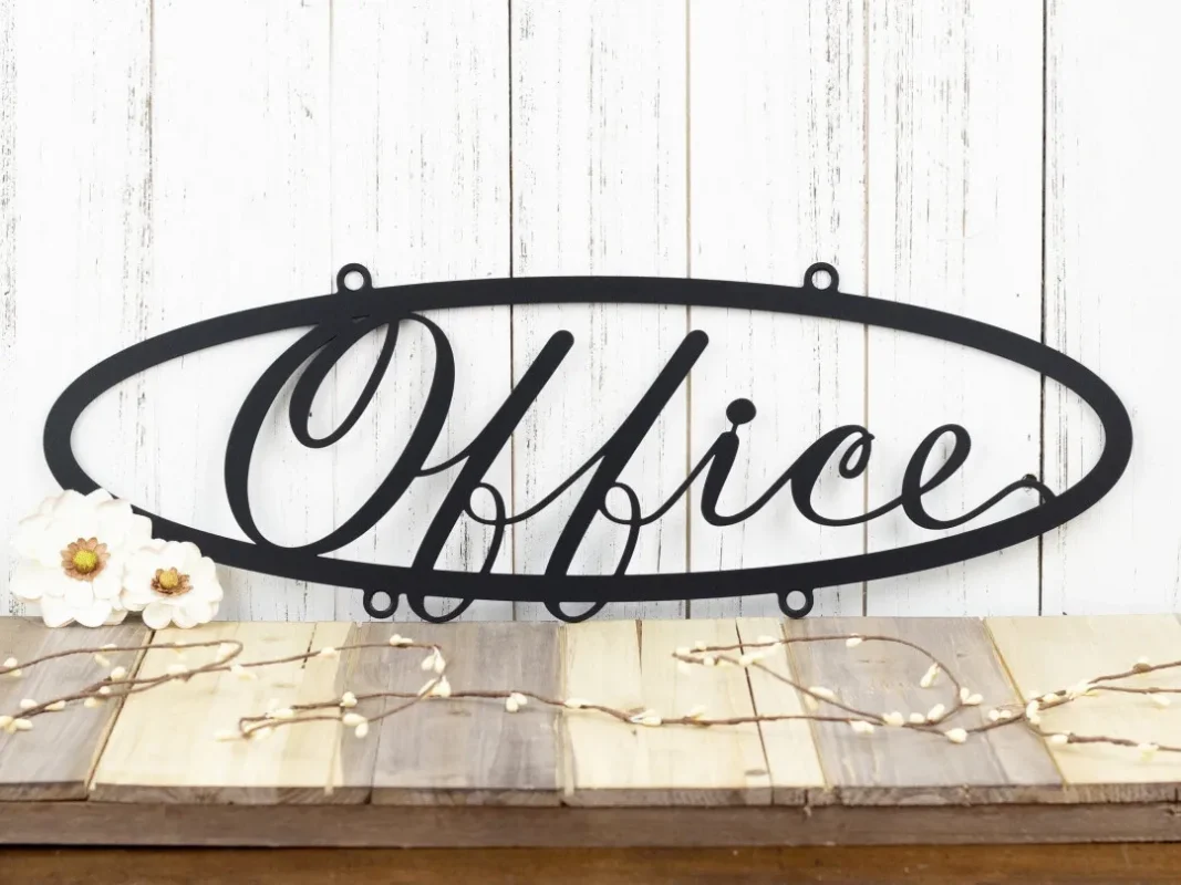 Office Metal Sign, Office Decor, Shop Sign, Business Sign, Metal Wall ...