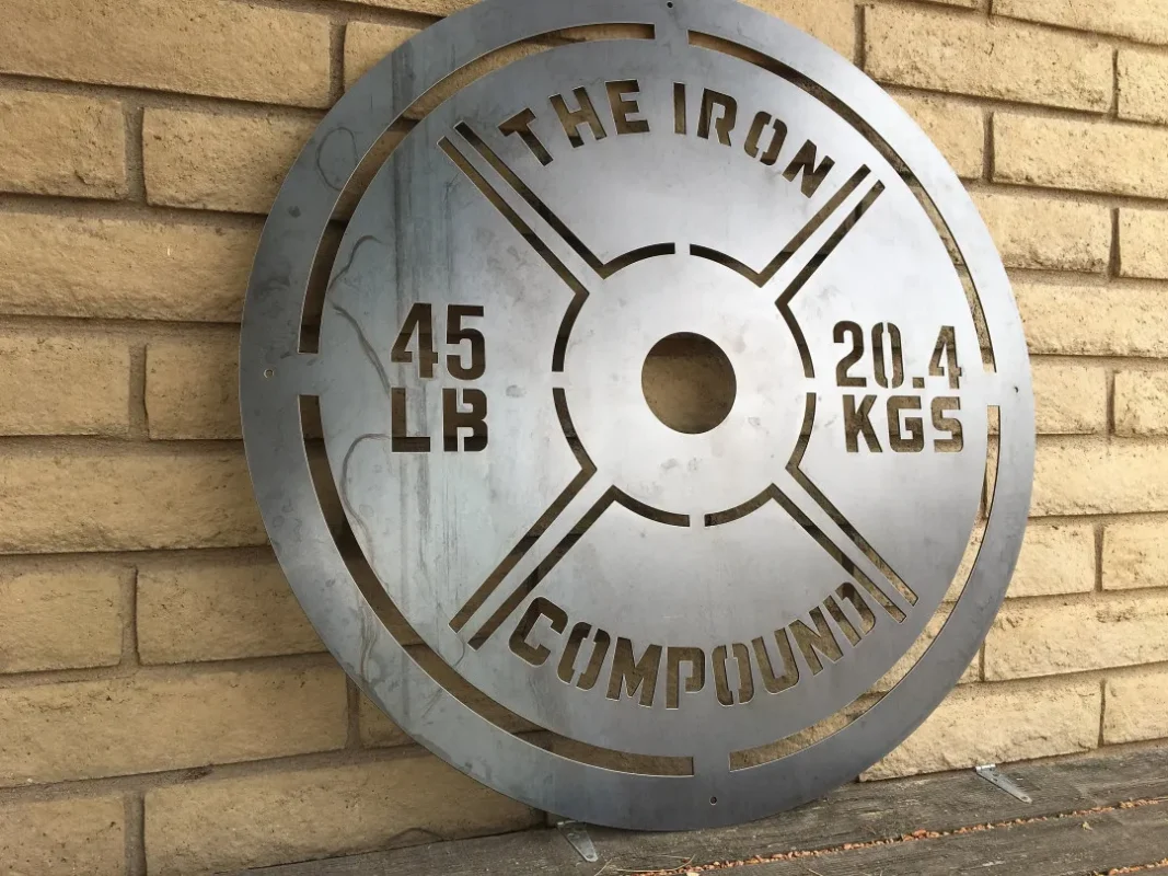 Gym Sign, Personalized Home Gym Sign, Custom Metal Gym Sign, Home Gym ...