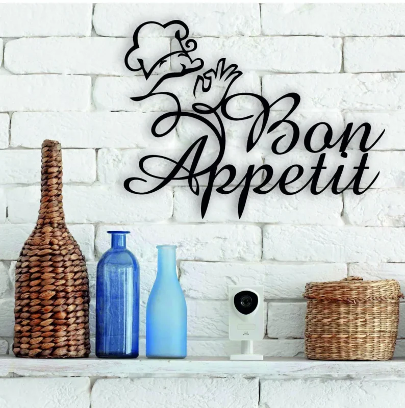 Bon Appetit Metal Sign, Kitchen Wall Decor, Mothers Day Gift, Dining ...