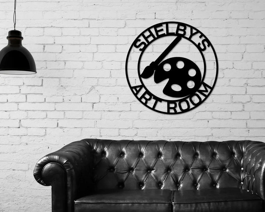 Art Room Sign, Craft Room Sign, Arts And Crafts Sign, Metal Sign, Hobby ...