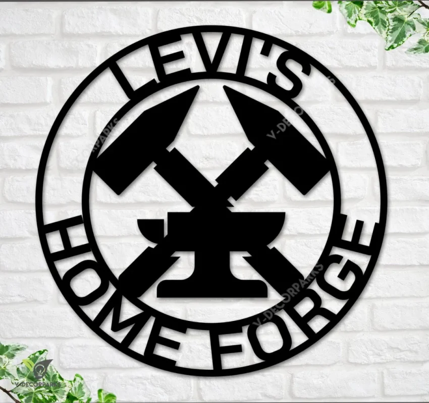 Home Forge Sign, Forge Sign, Blacksmith Sign, Metal Sign, Blade Smith ...