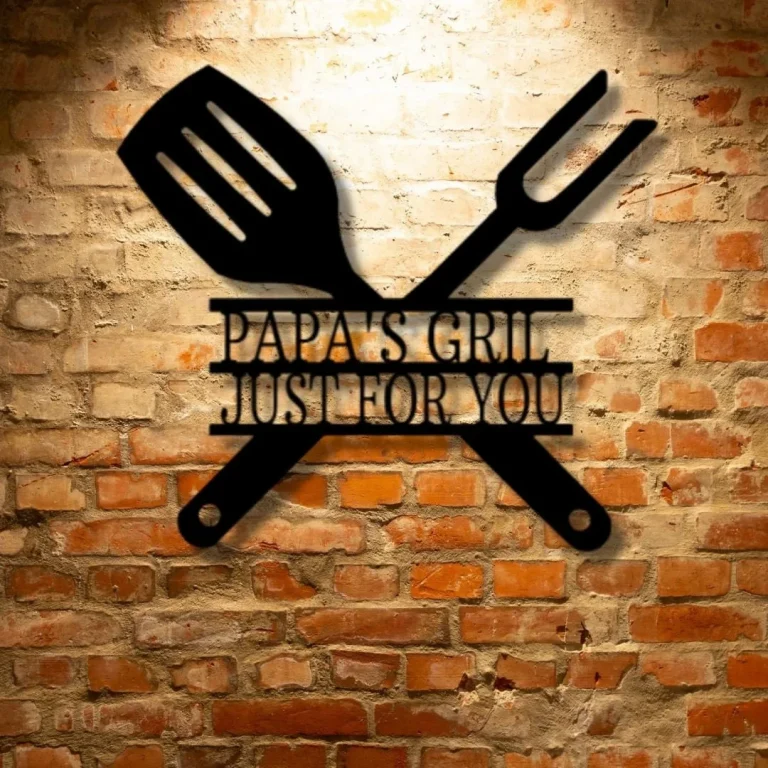 Grilling Utensils - Steel Sign | Nalaprint