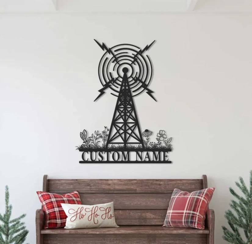 Custom Ham Radio Metal Wall Art Ham Radio Personalized Amateur Radio ...