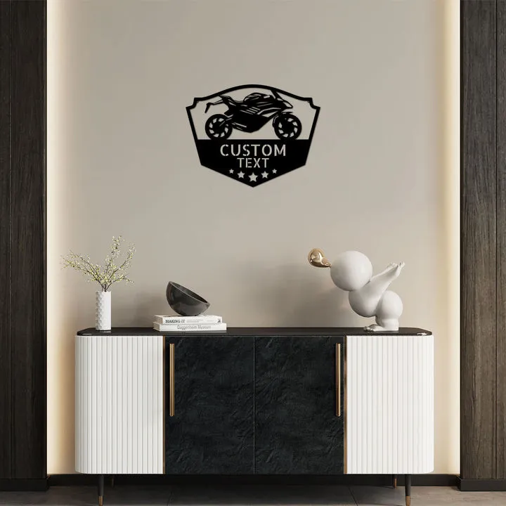 Personalized Motorcycle Metal Sign Wall Decor, Metal Sign Outdoor ?gift ...