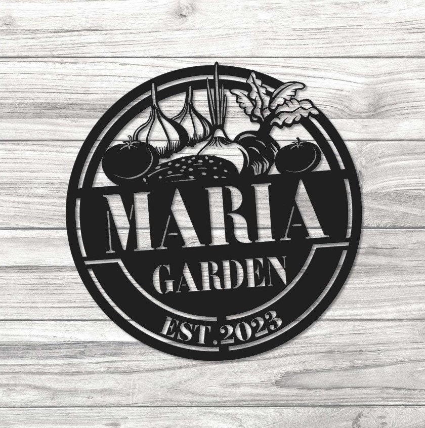 Custom Vegetable Garden Sign, Metal Vegetable Stand Signs, Personalized ... Custom Vegetable Garden Sign, Metal Vegetable Stand Signs, Personalized ...